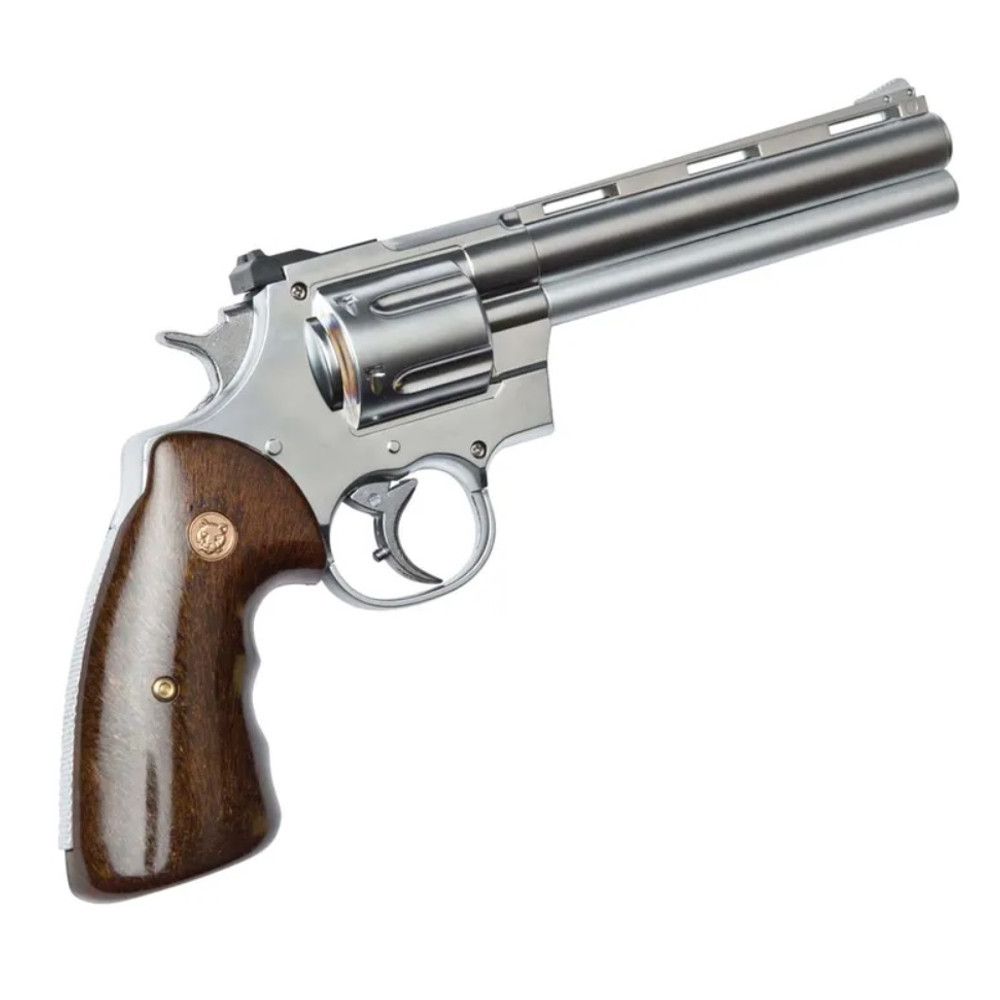 Zastava R-357 green gázos airsoft revolver, króm - Green Gas - Combat ...