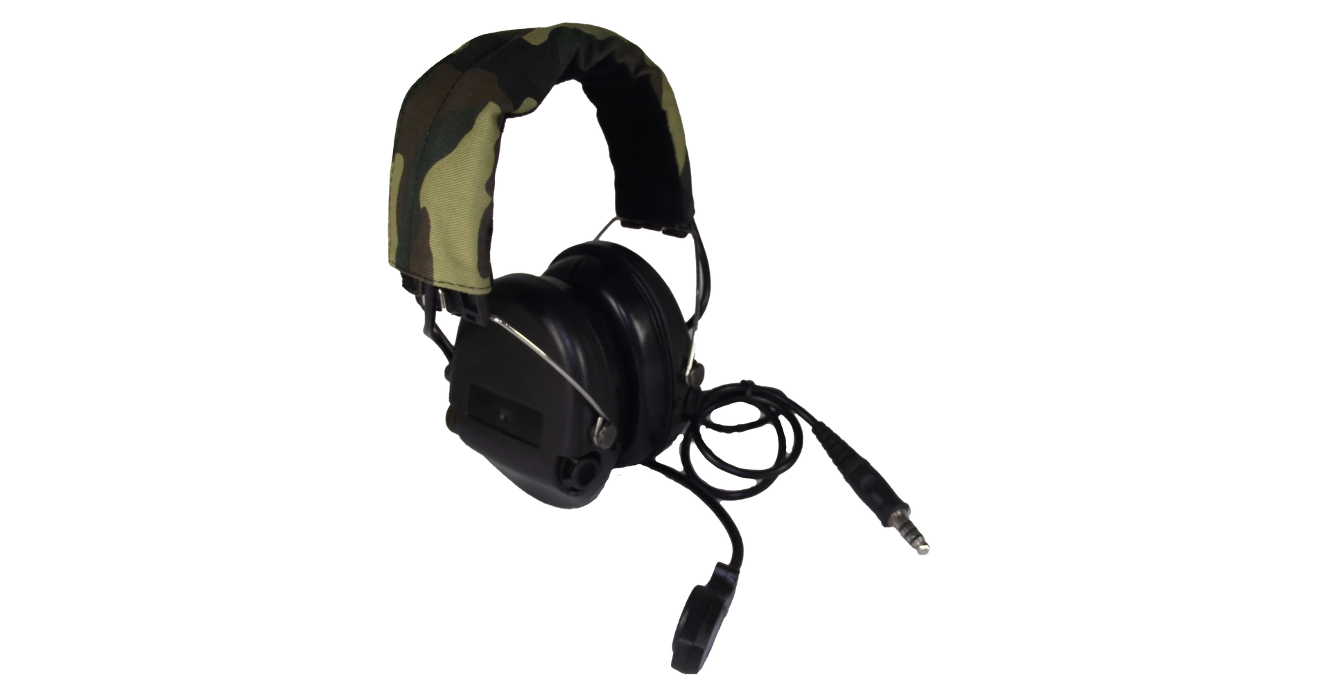 MSA headset, fekete/terep - Rádió, Headset - Combat Zone webáruház