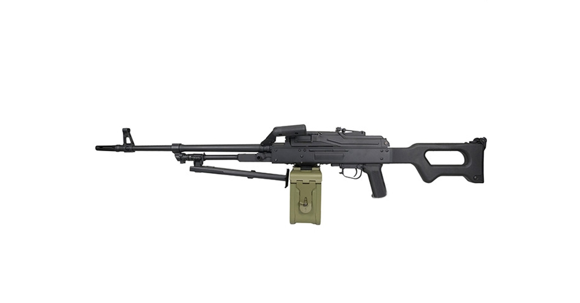 A&K PKM airsoft elektromos géppuska acél/polimer - Támogató fegyverek