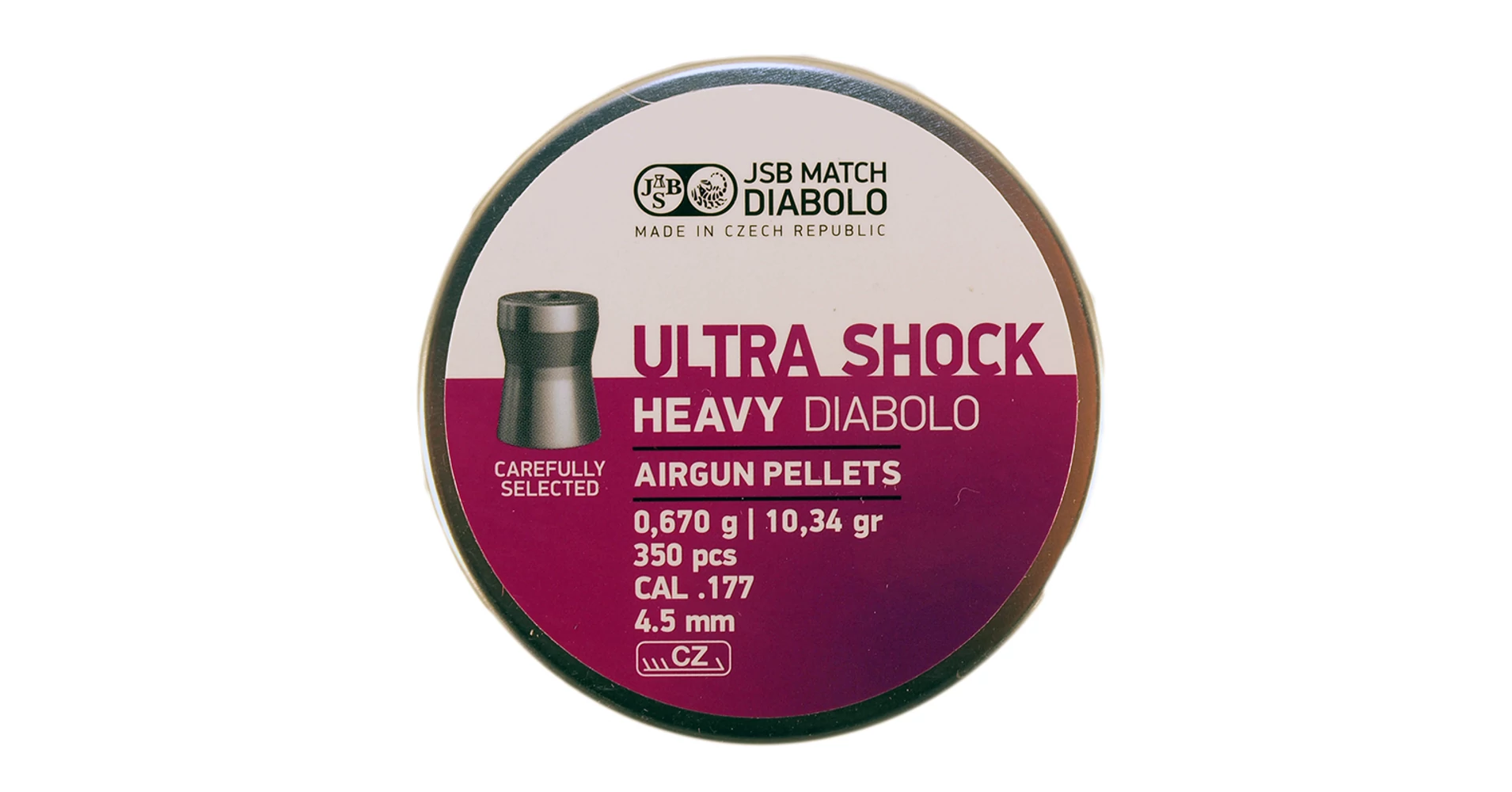 JSB Ultra Shock Heavy lövedék - 4,5 mm - Combat Zone webáruház