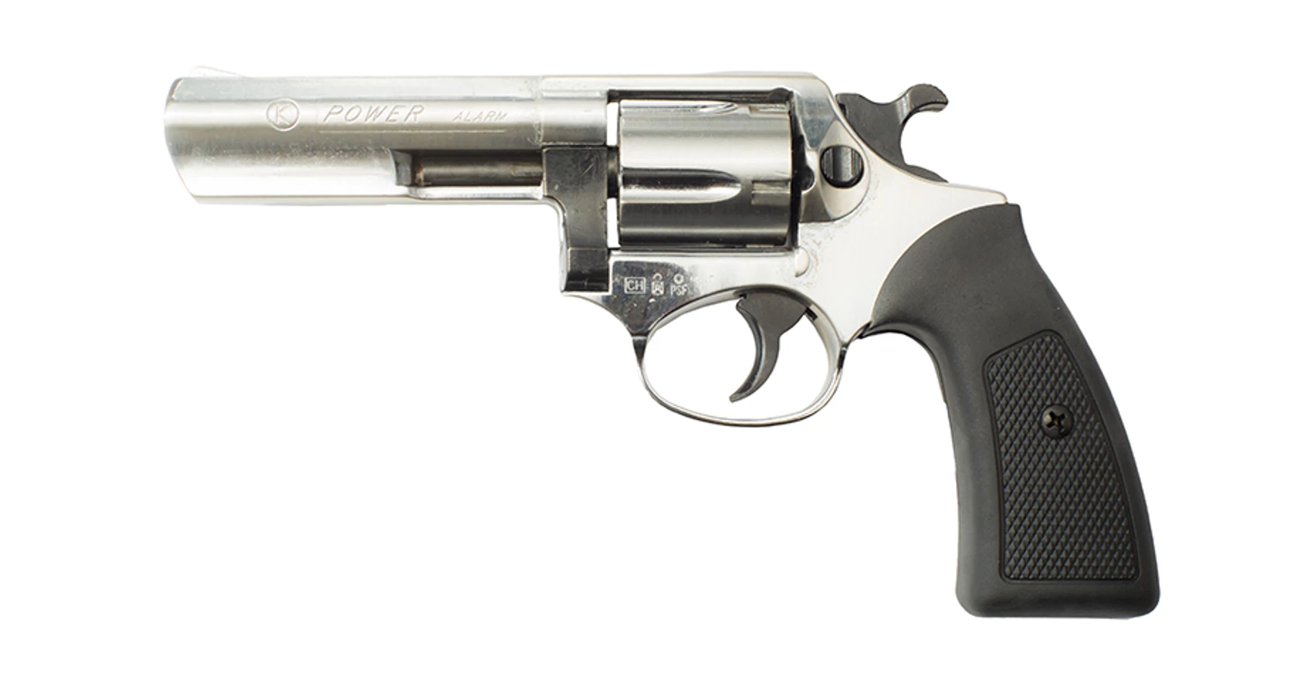 Kimar Power gáz-riasztó revolver, króm - Forgótáras fegyver - Combat ...