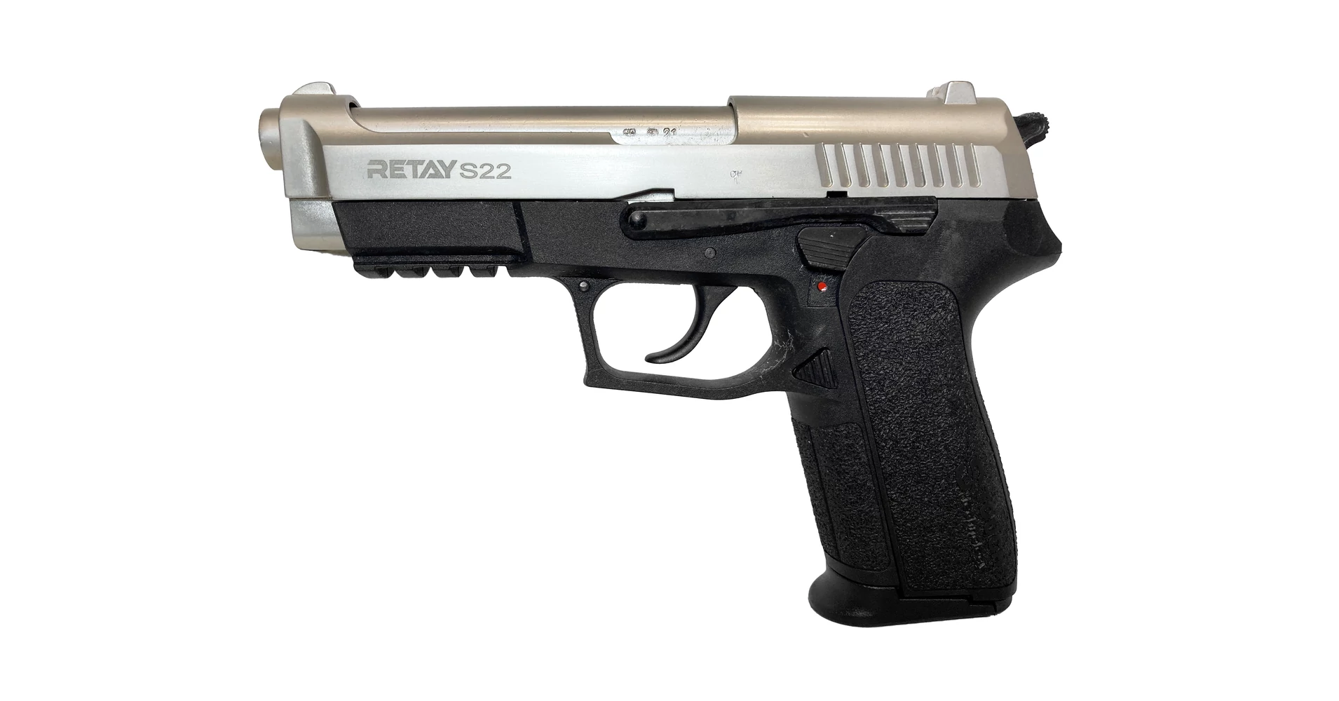 Retay S22 gáz-riasztó pisztoly, 9mm PA szatén - Szekrénytáras fegyver ...