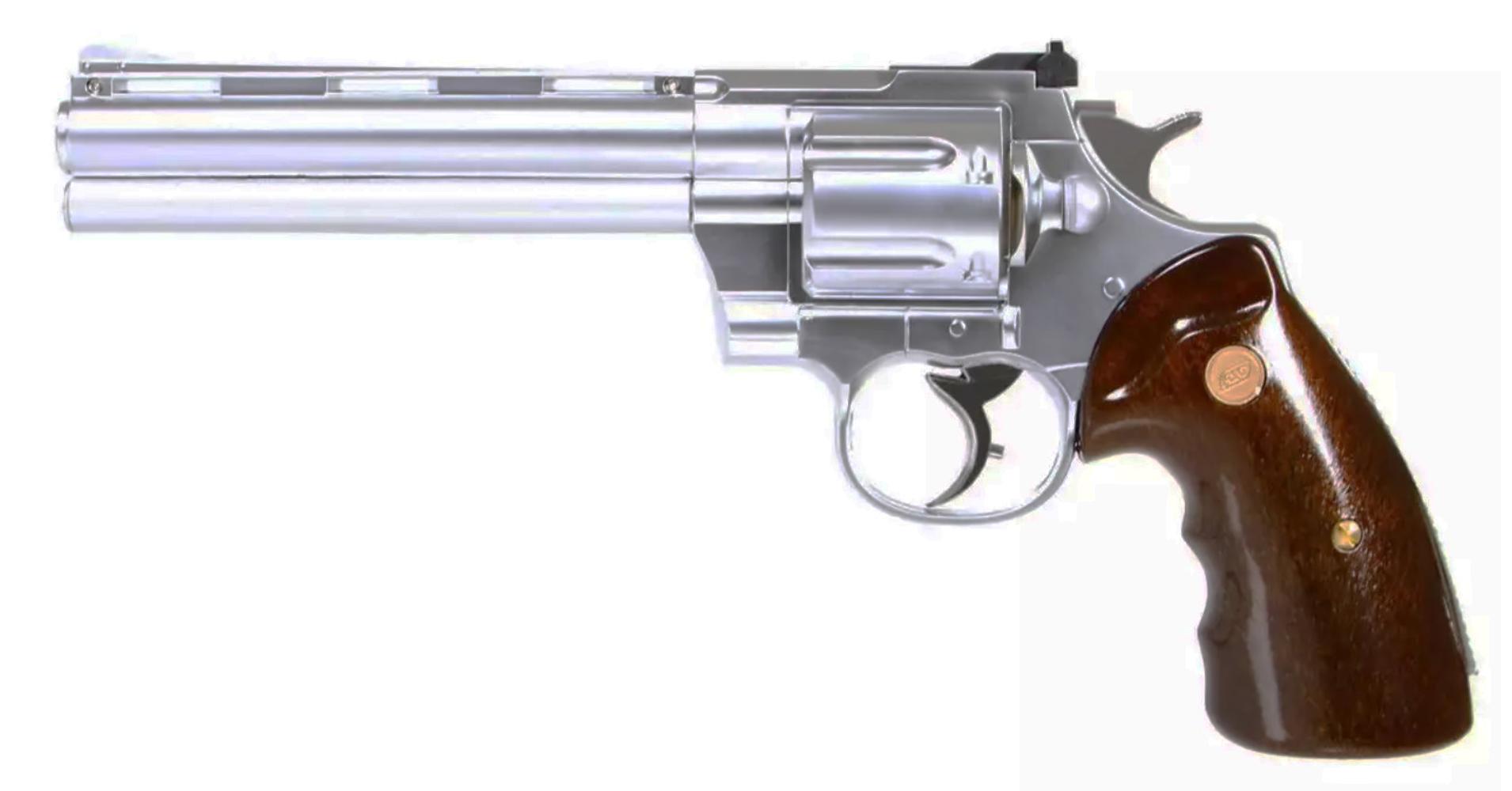 Zastava R-357 green gázos airsoft revolver, króm - Green Gas - Combat Zone webáruház