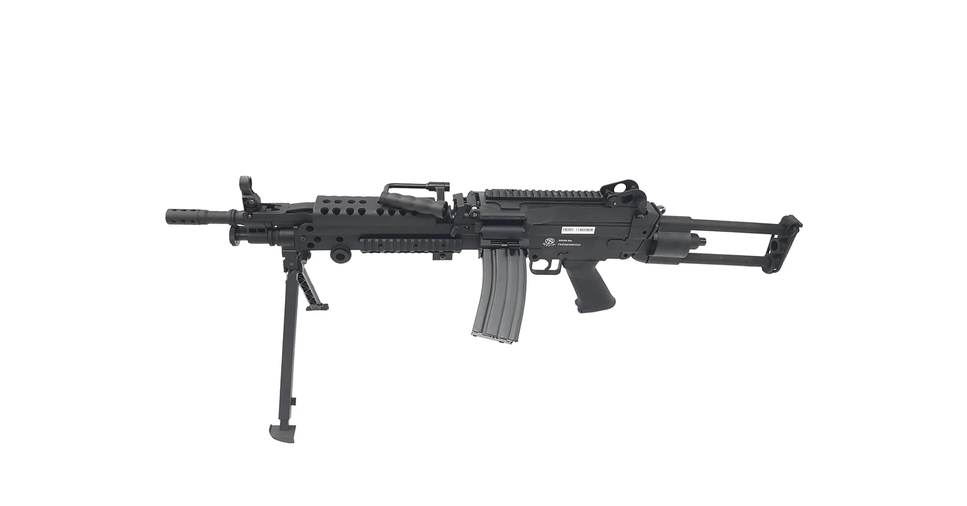 FN M249 Minimi airsoft géppuska, fekete - Támogató fegyverek - Combat ...