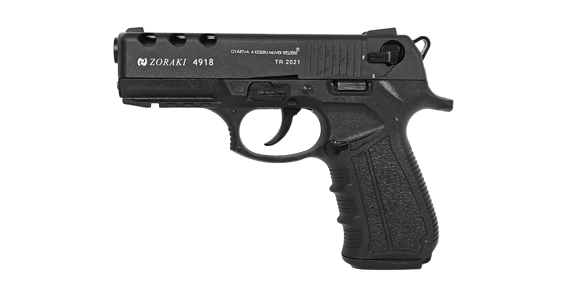 Zoraki 4918 gáz-riasztó pisztoly - 9mm PA - Szekrénytáras fegyver ...