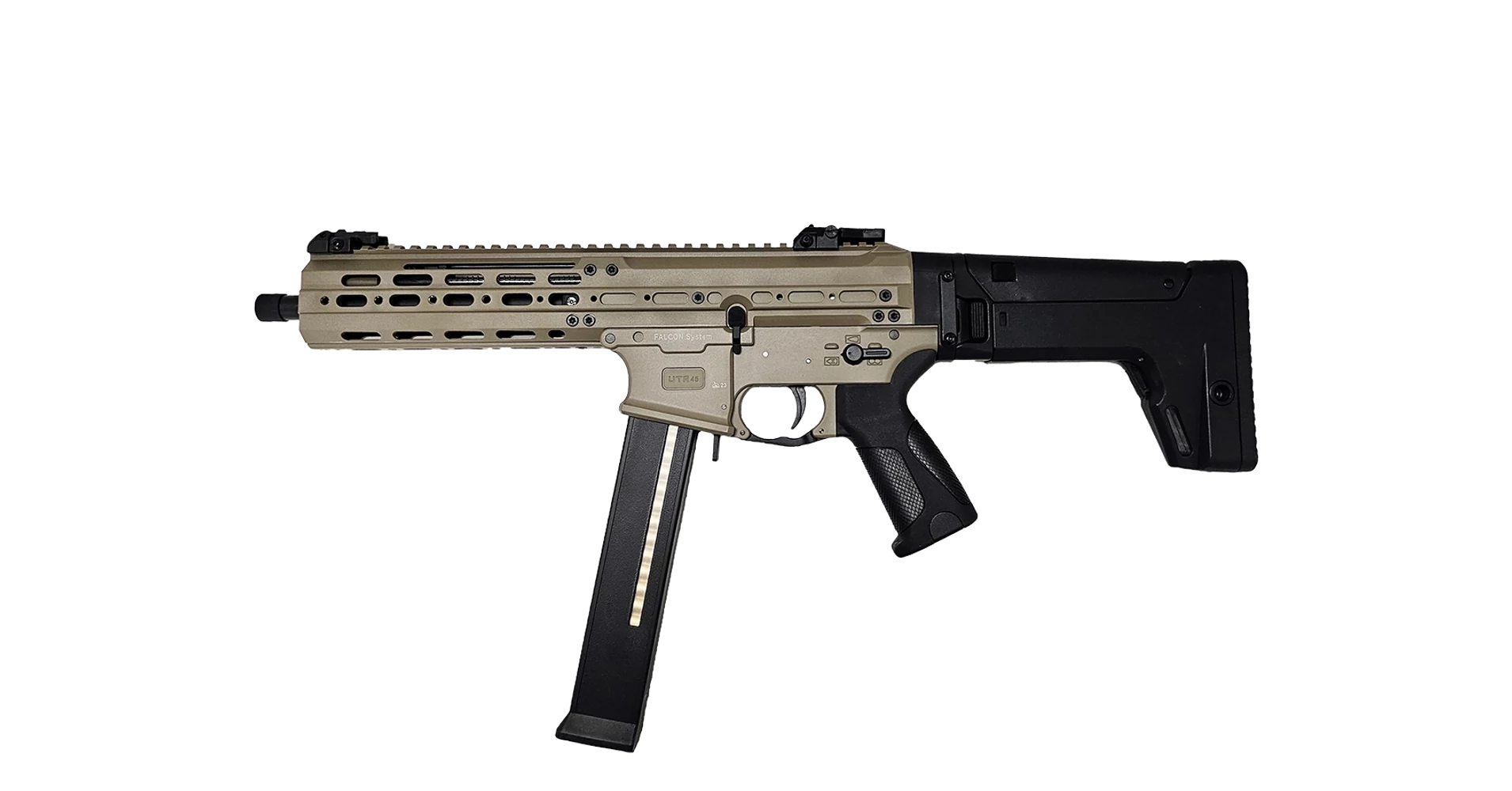 DE UTR45 elektromos airsoft géppisztoly, half-tan - Géppisztolyok ...