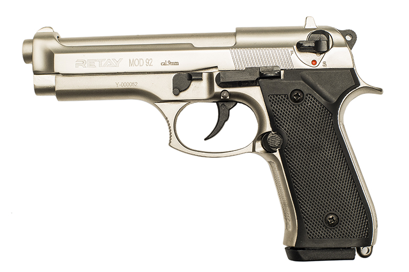 Retay Mod 92 gáz-riasztó pisztoly, satin - Szekrénytáras fegyver