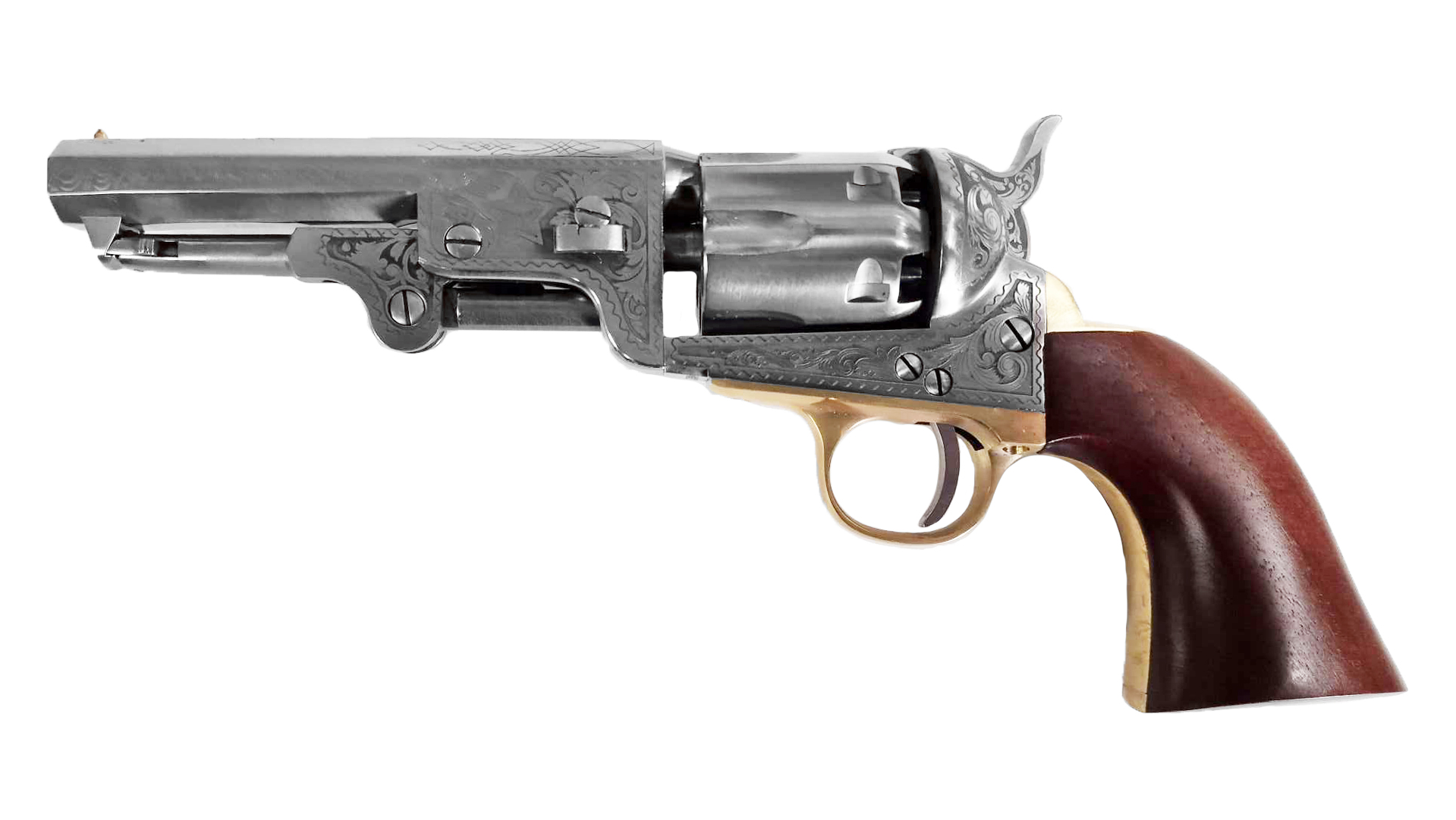 Pietta 1851 Navy Yank US Marshall acéltokos elöltöltős revolver, cal ...